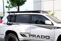 China Custom Color Aluminum Alloy Roof Rack for Toyota 4Runner Hilux Land Cruiser 1500x1300mm for sale