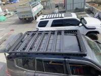 China Aluminum Alloy Roof Rack for Toyota Land Cruiser LC200 LC79 LC150 4x4 Offroad Cargo Carrier 1500x1300mm for sale
