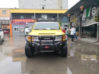 China Powder Coating Stainless Steel Front Bumper for Toyota Fortuner 1910x670x640mm for sale