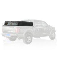 China Ford Raptor Aluminum Retractable Truck Canopy Waterproof Hard Cover No-Drill Installation Black for sale