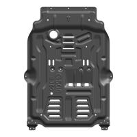 China 5.0mm Magnesium Engine Skid Plate for Mercedes Benz G500 2019-2023 Full Set Grey for sale