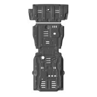 China 5.0mm Magnesium Engine Skid Plate for Mercedes Benz G500 2019-2023 Full Set Grey for sale