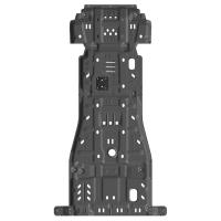 China ISUZU Dmax 2012-2016 8mm Aluminum Alloy Engine Under Cover Skid Plate Black for sale
