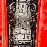 China ISUZU Dmax 2012-2016 8mm Aluminum Alloy Engine Under Cover Skid Plate Black for sale