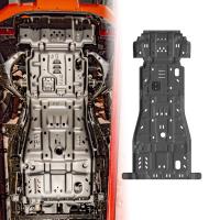 China ISUZU Dmax 2012-2016 8mm Aluminum Alloy Engine Under Cover Skid Plate Black for sale