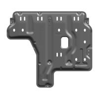 China Nissan Navarra 3D Skid Plates Set 8mm Aluminum Alloy Black Engine Gearbox Exhaust Protection for sale