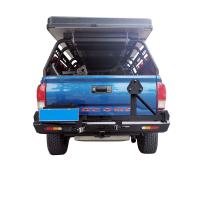 China Toyota Tacoma 4x4 Steel Rear Bumper with Tire Carrier 3-5mm Thickness for sale