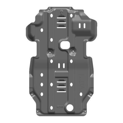 China Nissan Tiuda 8mm Aluminum Alloy Underbody Protection Skid Plate Powder Coating for sale