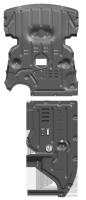 China 8mm Aluminum Alloy Underbody Skid Plate for BMW 2015-2016 Powder Coated for sale