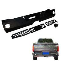 China Dodge Ram Tundra Front Rear Bumper with Tire Carrier Jerrycan Holder Winch Bull Bar 3-5mm Steel for sale