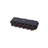 China Aluminum Alloy Wireless LED Light Controller 6 Gang Switch Panel 12V 24V for 4x4 Vehicle for sale