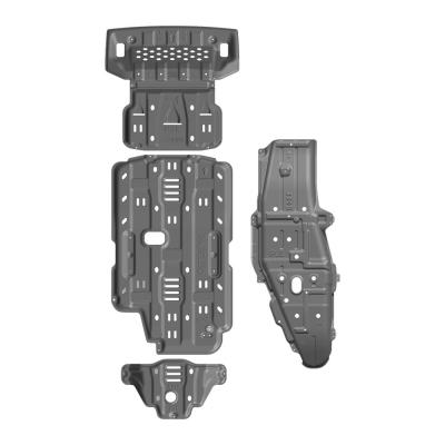 China Mitsubishi Pajero V93 V97 5.0mm Magnesium Underbody Chassis Guard Board Full Skid Plate for sale