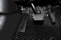 China Jeep Wrangler Driver Side Steel Foot Rest Pedal 330x86mm Left Side Foot Peg Kick Plate for sale