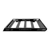 China Black Powder Coated Aluminium Alloy Roof Rack Basket 1425x1425x113mm for Jeep Wrangler for sale