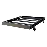 China Black Powder Coated Aluminium Alloy Roof Rack Basket 1425x1425x113mm for Jeep Wrangler for sale