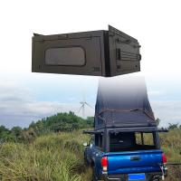 China Carbon Steel Truck Bed Rack System for Toyota Tacoma 2016-2021 Hardtop Canopy 107kg for sale