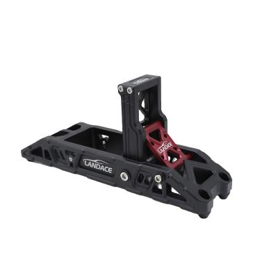 China Aluminum Alloy Door Hinge Side Step for Jeep Wrangler JL JK 330x86x55mm Folding Foot Peg for sale