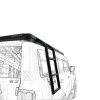 China Tank 300 Side Ladder 840x400x320mm Q235 Carbon Steel Black Easy Install for sale