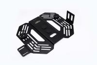 China Stainless Steel Roof Box Storage Brackets for Jeep Wrangler 504x360x134mm 6kg Set for sale