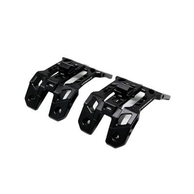 China CNC Machined Aluminum Light Mounting Brackets for Jeep Wrangler JL 2018-2022 235x130x100mm for sale