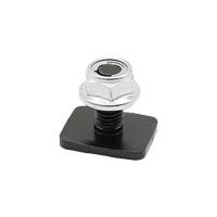 China CNC Machined Aluminum Alloy M8 Eye Bolt Eye Nut for Roof Rack Luggage Tray Accessories for sale
