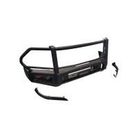China Steel Front Bumper for RAM 1500 2019-2023 4x4 Heavy Duty Black Powder Coat 56.3kg for sale