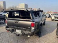 China Adjustable Aluminum Alloy Bed Canopy for Toyota Tacoma Short Bed 169x163x69mm Black Powder Coated for sale