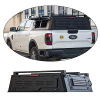 China GWM POER Pickup Truck Bed Rack 169x163x69cm Aluminum Alloy Adjustable for sale