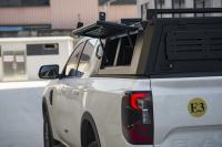 China GWM POER Pickup Truck Bed Rack 169x163x69cm Aluminum Alloy Adjustable for sale