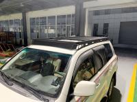 China Low Profile Roof Rail Rack for Toyota Land Cruiser LC200 Prado SUS304 200kg Capacity for sale