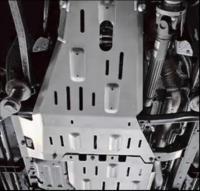 China 8mm Aluminum Alloy Powder Coating Engine Cover Skid Plate for Jeep Wrangler JL JK for sale