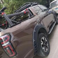 China High Aluminum Truck Bed Rack Roll Bar for Jeep Gladiator JT Carrying Longer Items 600 lb Capacity for sale