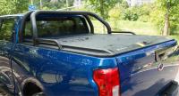 China Aluminum Alloy Folding Pickup Truck Bed Cover for Ford Ranger T7 63kg for sale