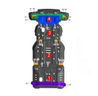China 5.0mm Magnalium Engine Skid Plate for Dodge Ram 1500 Chassis Guard for sale