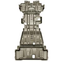 China Nissan Patrol Y62 Skid Plate 5.0mm Aluminum Magnesium 4x4 Bash Plate for sale