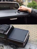 China Roll Up Hard Tonneau Cover for Ford Ranger T7 Aluminum Folding Truck Bed Cover 63kg for sale