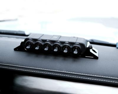 China Electrophoresis and Powder Coating Interior Kits 6 Gang LED Car Control Switch Panel for sale