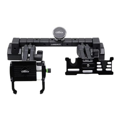 China Aluminum Alloy Center Console Bracket 262x488x96mm for Jeep Wrangler JL Accessories for sale