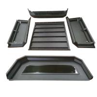 China Aluminum Alloy Offroad Canopy for Toyota Tacoma Navara NP300 165x110x30cm 107kg for sale