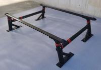 China Adjustable Height Truck Bed Rack for Jeep Gladiator JT OverHaul HD Overland Camping 600lb Capacity for sale