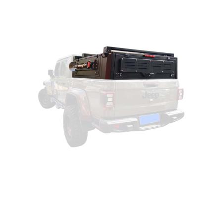 China Adjustable Black Powder Coated Truck Bed Rack for Jeep Gladiator 1336mm Length for sale