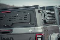 China Adjustable Black Powder Coated Truck Bed Rack for Jeep Gladiator 1336mm Length for sale