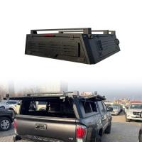 China Folding Truck Bed Rack System for Toyota Tacoma Hardtop Topper Canopy 75kg Aluminum Alloy for sale