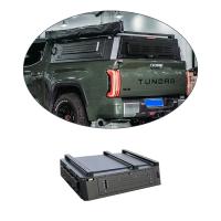 China Waterproof Aluminum Alloy Truck Bed Rack System for Toyota Tundra 2018+ 85kg for sale