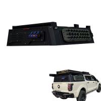 China 80kg Black Aluminum Alloy Pickup Truck Bed Rack Universal for GWM POER Toyota Tacoma Hilux for sale