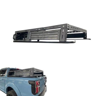 China Adjustable Aluminum Alloy Pickup Truck Rack for Toyota Hilux REVO GWM POER 171x38.5cm for sale