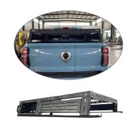 China Adjustable Aluminum Alloy Pickup Truck Rack for Toyota Hilux REVO GWM POER 171x38.5cm for sale