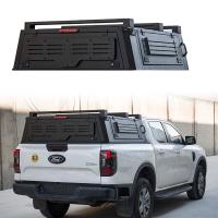China JMC DADAO 4x4 Pickup Truck Canopy Black Powder Coated Truck Camper Semi-High Bed 168x168x67 cm for sale