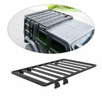 China Aluminum Alloy Roof Rack System for Toyota Land Cruiser LC200 LC300 Jeep Wrangler JL JK for sale