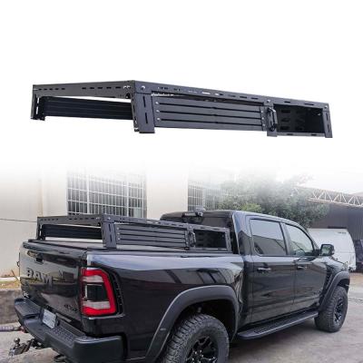 China Universal Aluminum Alloy Pickup Truck Bed Rack Adjustable Width 1400-1700mm Height 400-520mm for sale